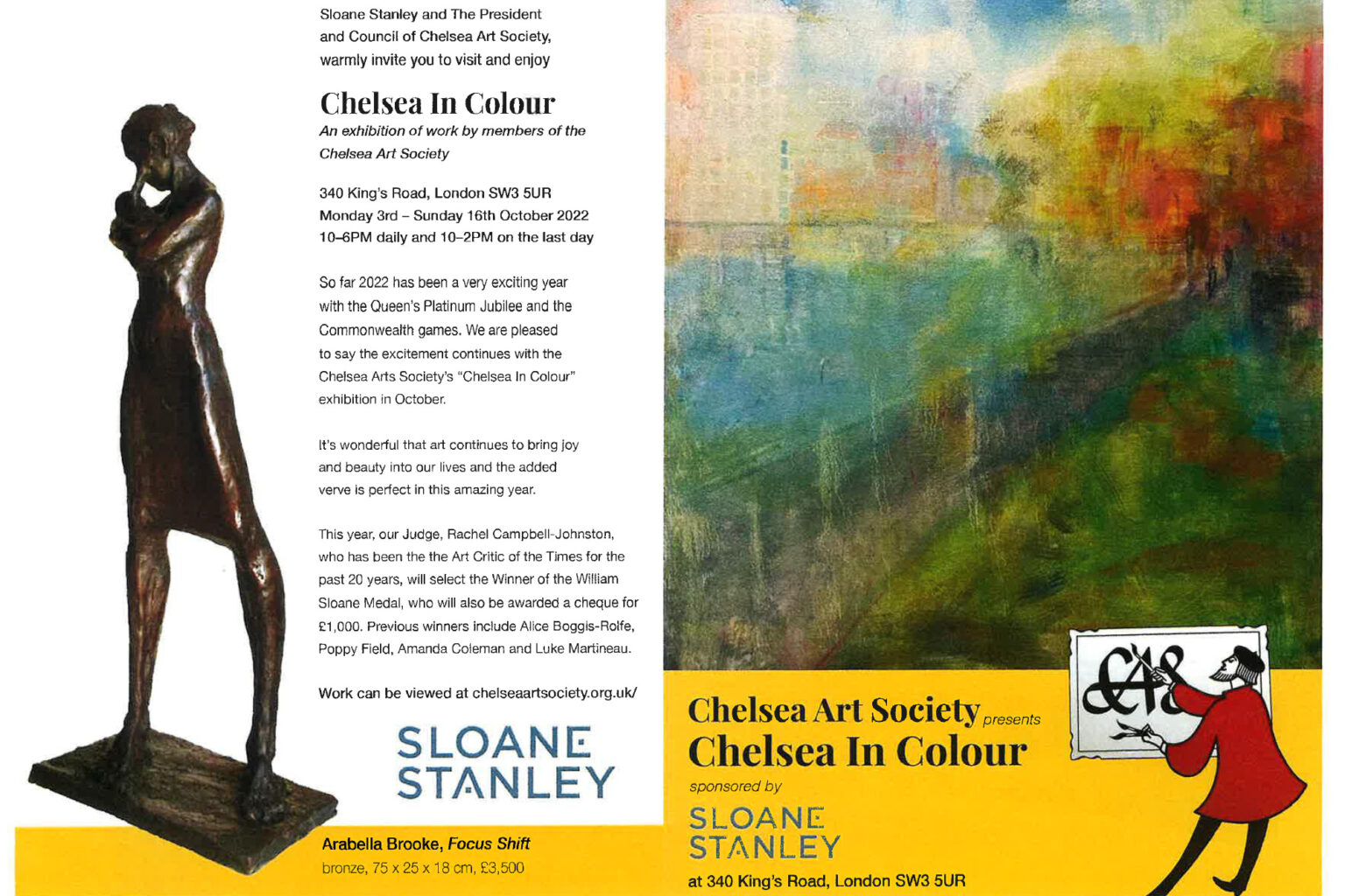 Sloane Stanley And The Chelsea Art Society 2022 - Sloane Stanley